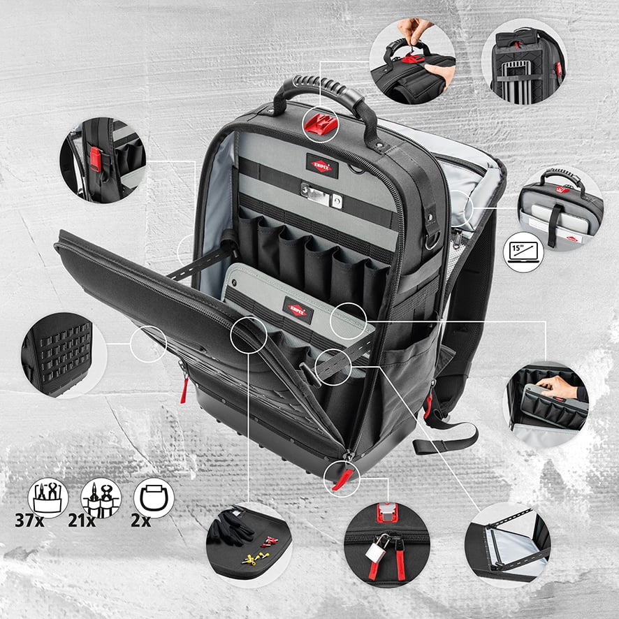 KNIPEX Modular X18 Tool Backpack